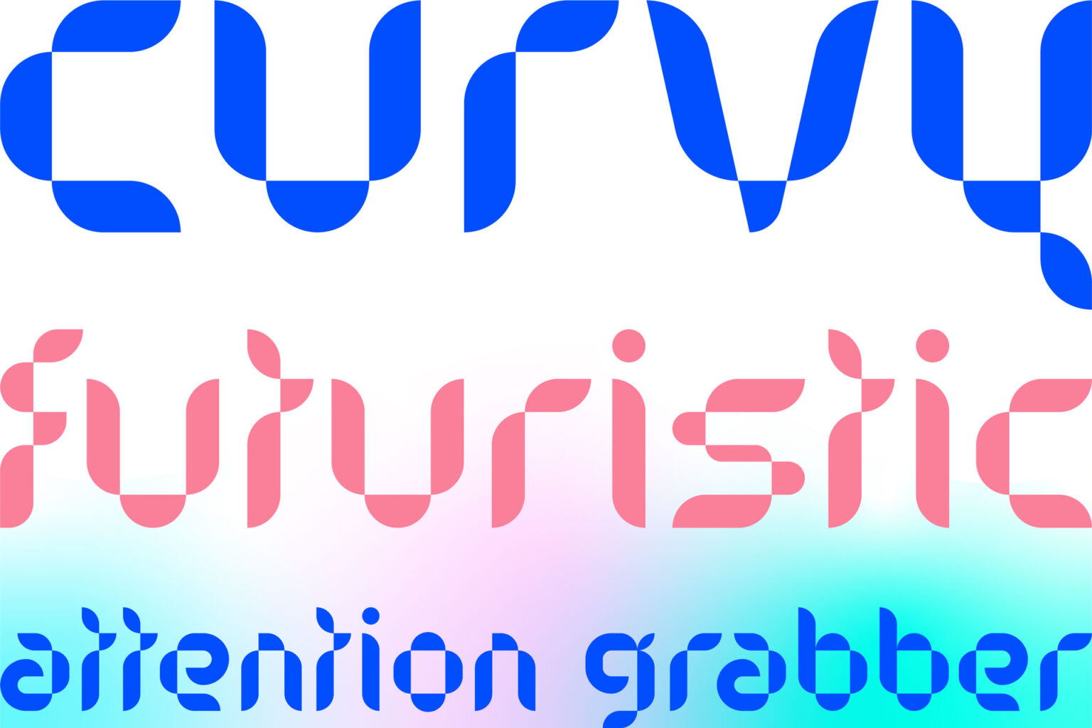 AeroBlend Display Font with Futuristic Style » Design a Lot