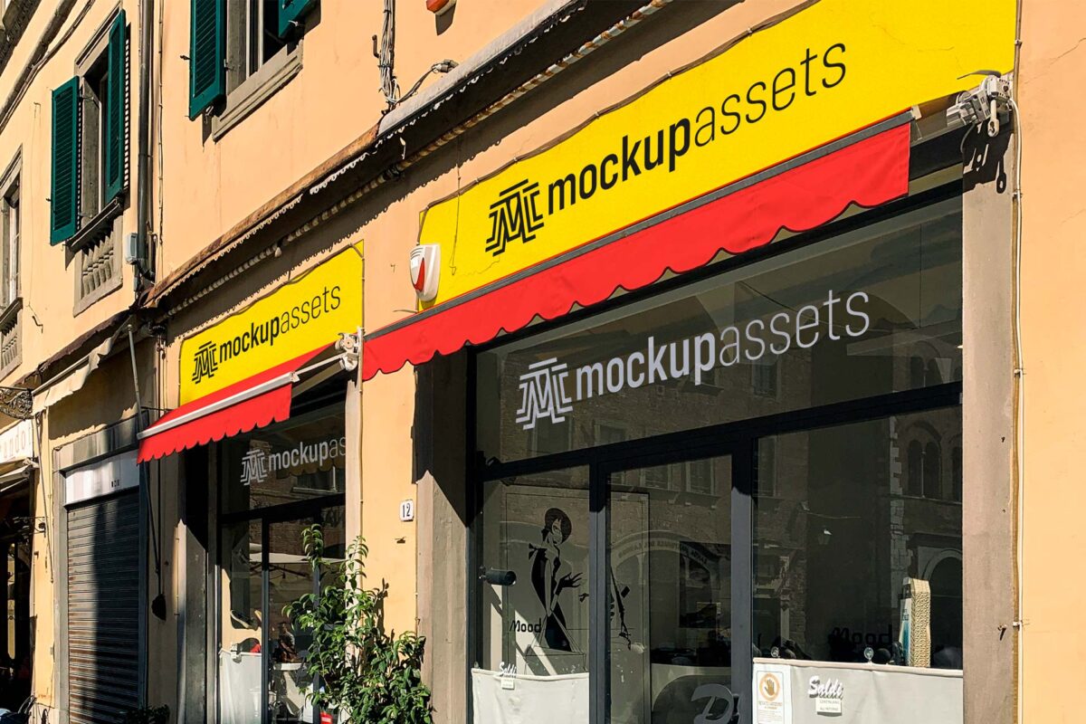 Store Facade Signage and Windows Mockup » Design a Lot